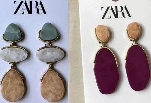 Zara серьги оригинал новая коллекция