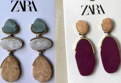 Zara серьги оригинал новая коллекция