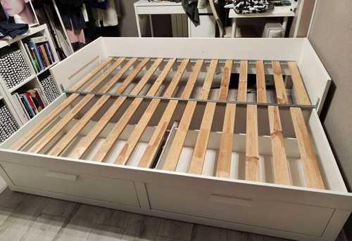 Кровать трансформер одно двуспальная IKEA