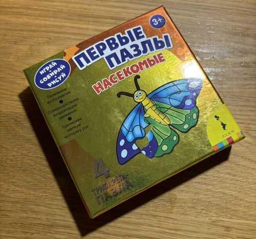 Пазл насекомые 3+