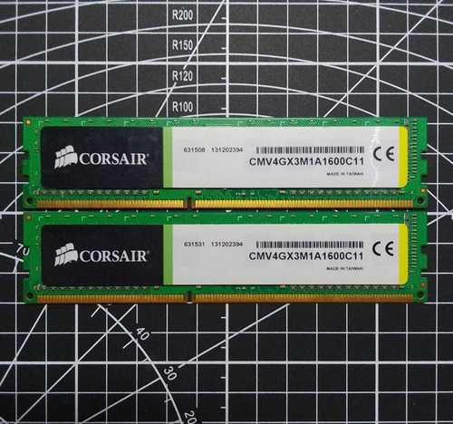 Оперативная память Corsair Value Select ddr3 4 gb