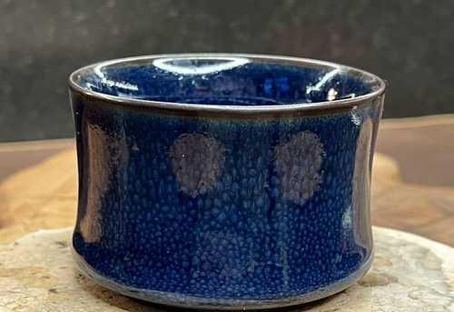 Чайная чаша пиала фиолетовых глазурей 100мл