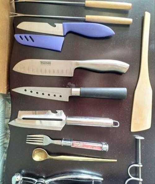 Кухонная утварь: ножи, десертные приборы