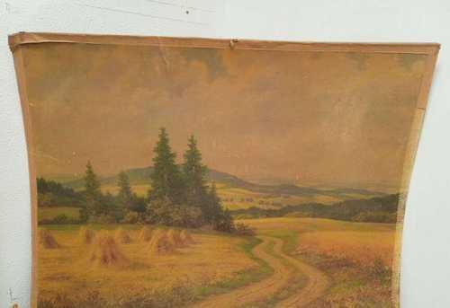 Картина "Пейзажи" Henschke M. Германия 20 век