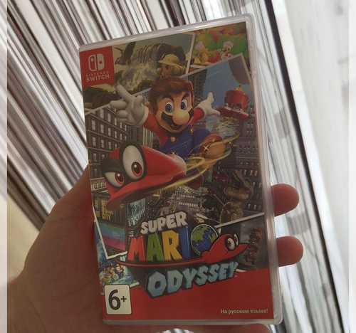 Картридж Super mario odyssey nintendo switch