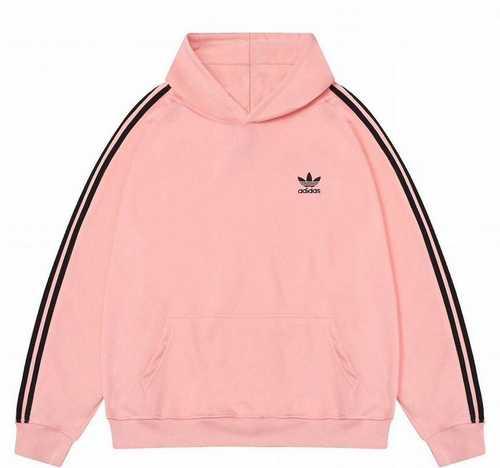 Зип худи Adidas розового цвета