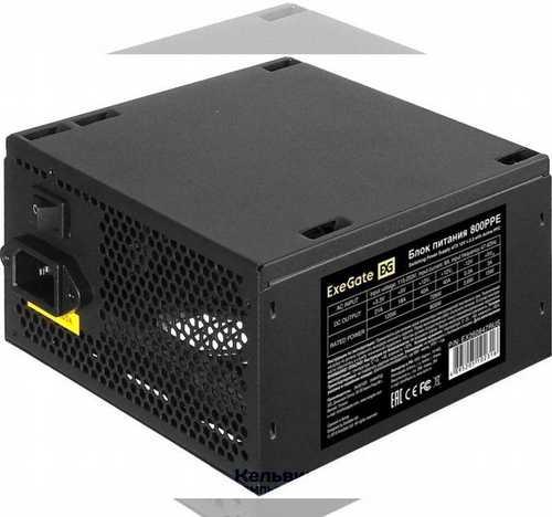 ExeGate EX260647RUS 800W 800PPE ATX, black, apfc, 12cm, 24p (4 4)p, PCI-E, 3*IDE, 5*SATA, FDD OEM (1