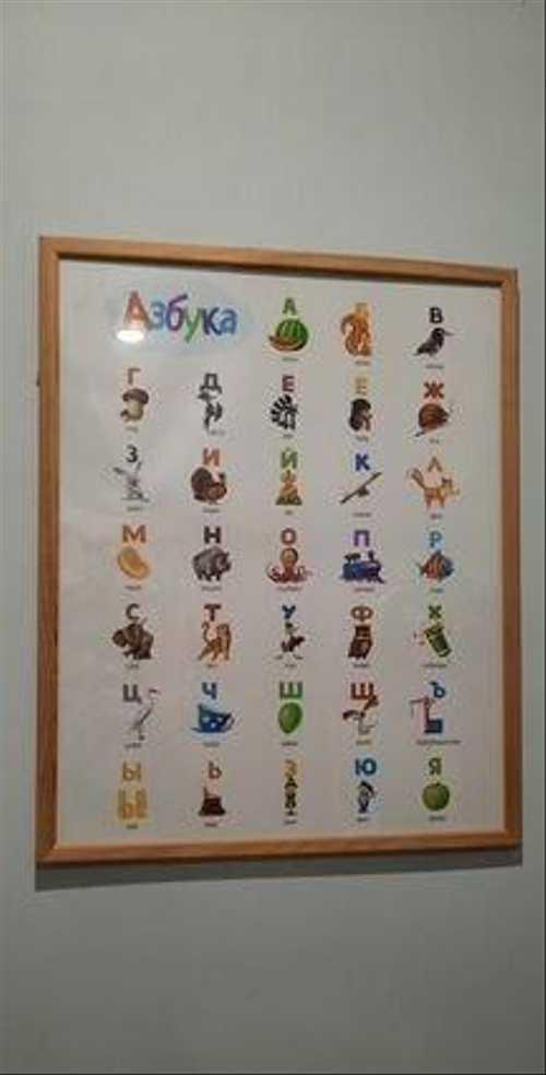 Постер детский алфавит