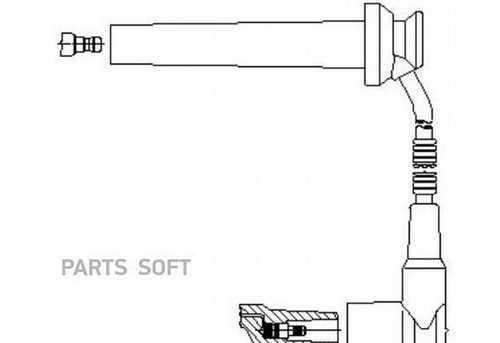 Bremi 8A15E76 Провод высоковольтный Ford
