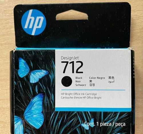 Картридж HP 712 черный оригинальный 3ED71A