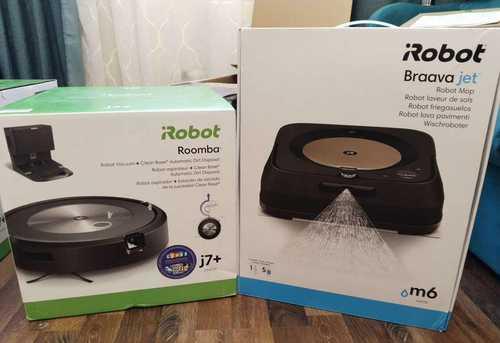 Новый Irobot roomba j7plus VS irobot braava jet m6