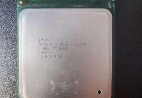 Процессор LGA 2011 Intel Xeon E5-2640 с кулером