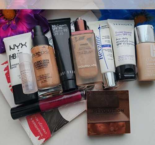 Пакет косметики Nyx, Sephora, Rexaline, Clinique