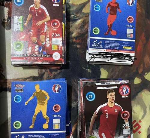 Карточки euro 2016 panini