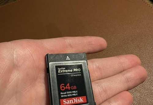 SanDisk extreme pro CFExpress 64GB