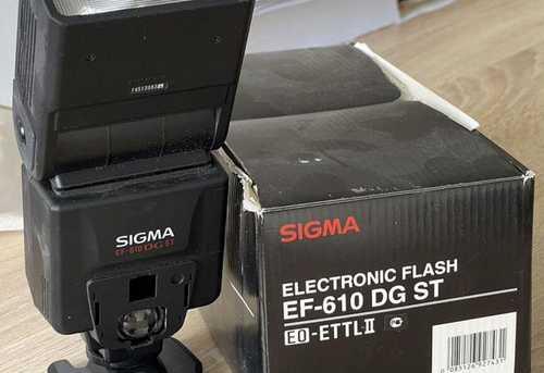 Вспышка sigma ef-610 dg st for Canon