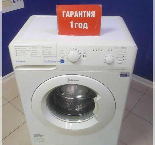 Стиральная машина бу indesit с гарантией 1 год