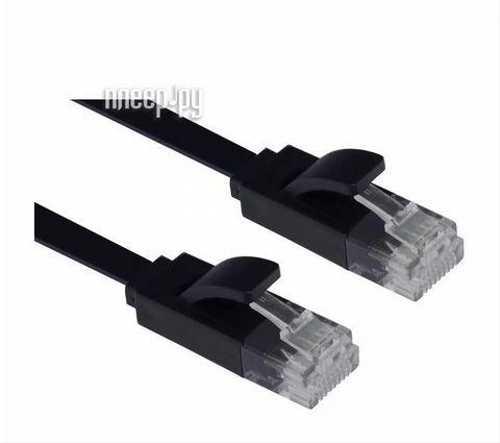 GCR Premium UTP 30AWG cat.6 RJ45 T568B 1m Blac