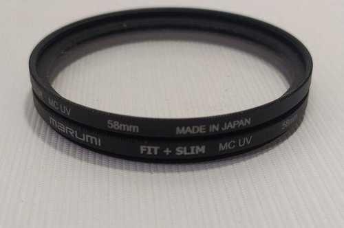 Светофильтр Marumi Fit+Slim MC UV 58mm Japan