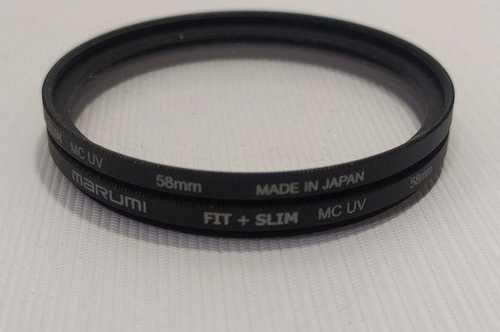 Светофильтр Marumi Fit+Slim MC UV 58mm Japan