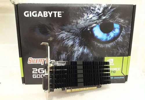 Видеокарта GT710 Gigabyte DDR5 2Gb