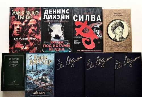 Книги (детективы, Акунин, Евтушенко)