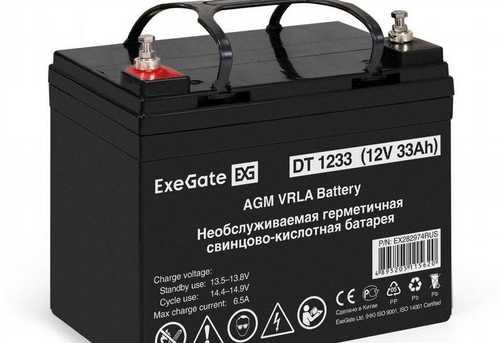 Аккумуляторная батарея ExeGate DT 1233 (12V 33Ah