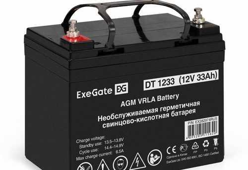 Аккумуляторная батарея ExeGate DT 1233 (12V 33Ah