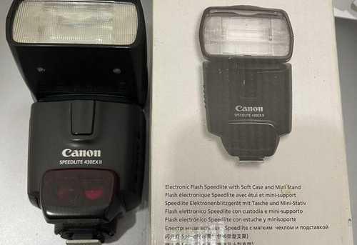 Вспышка камеры canon speedlite 430ex ii