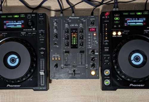 DJ Комплект Pioneer CDJ-850 2шт, DJM-400