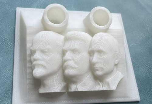 Подставка для ручек- Путин,Ленин,Сталин