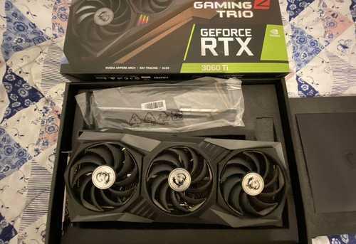 Видеокарта на гарантии MSI geforce RTX 3060 Ti