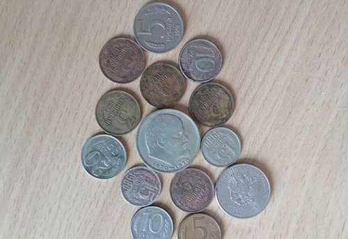 Юбилейные и старые монеты