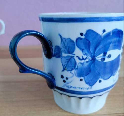 Кружка фарфоровая гжель