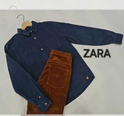 Вельветовая рубашка Zara 158 164