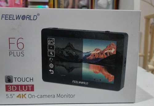 Накамерный монитор Feelworld f6 plus