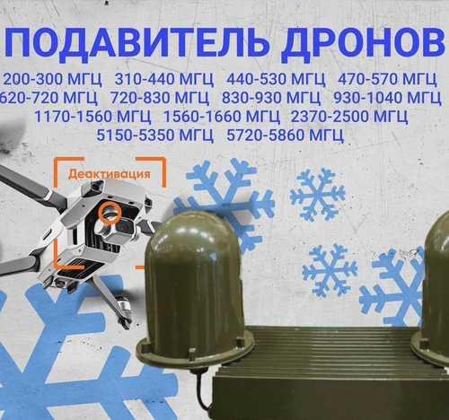 Подавитель Рэб дронов 8 каналов
