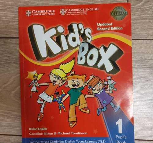 Учебник+диск kids box 1