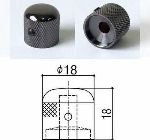 Ручка потенциометра gotoh vk1-18b