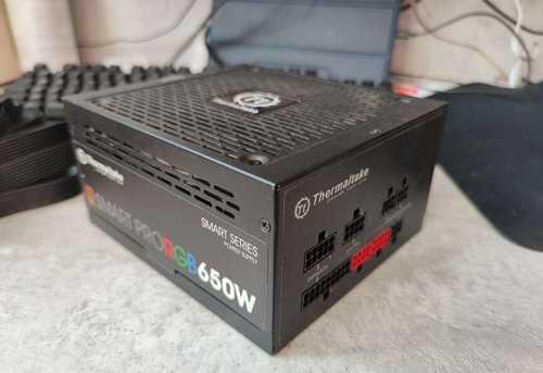 Блок питания Thermaltake SMART pro rgb 650w