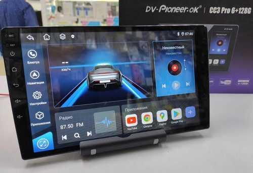 Магнитола Android CC3 Pro 6/128Gb, 4G сим карта
