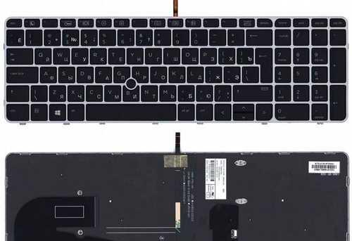 Клавиатура для HP Elitebook 850 G3 850 G4 черная с