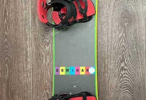 Сноуборд Burton Dominant 130 + крепы Union Flite S