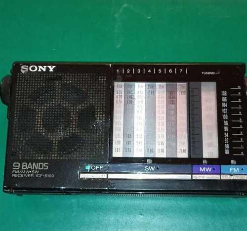 Радиоприемник Sony icf- 5100. Япония