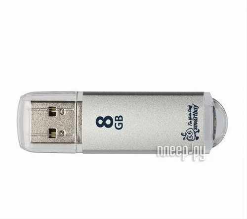 SmartBuy V-Cut USB 2.0 8Gb Silver sb8gbvc-S