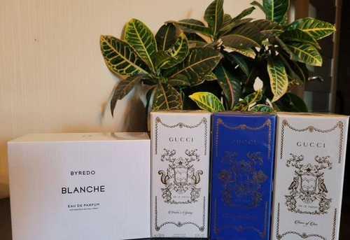 Селективы Gucci The Alchemist’s и Byredo Blanche