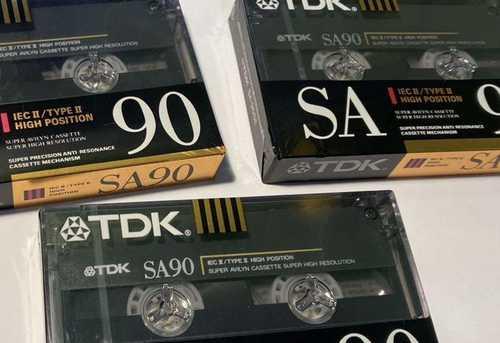Аудиокассета TDK SA 90 Новая