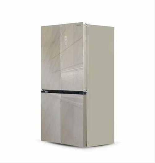 Холодильник многодверный ginzzu NFK-575 золотистый