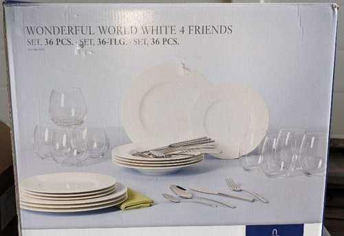 Villeroy & Boch Wonderful World White 4 Friends