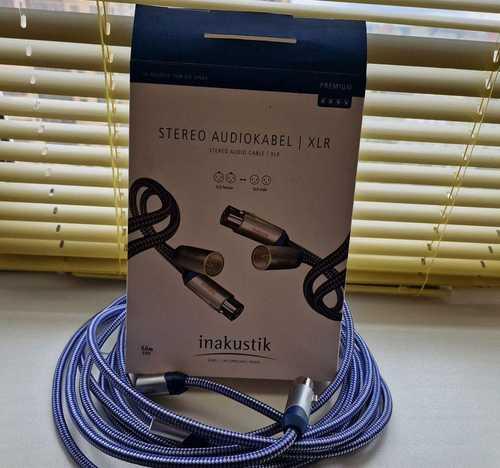 Кабель XLR Inakustik Premium Audio Cable XLR 3.0m